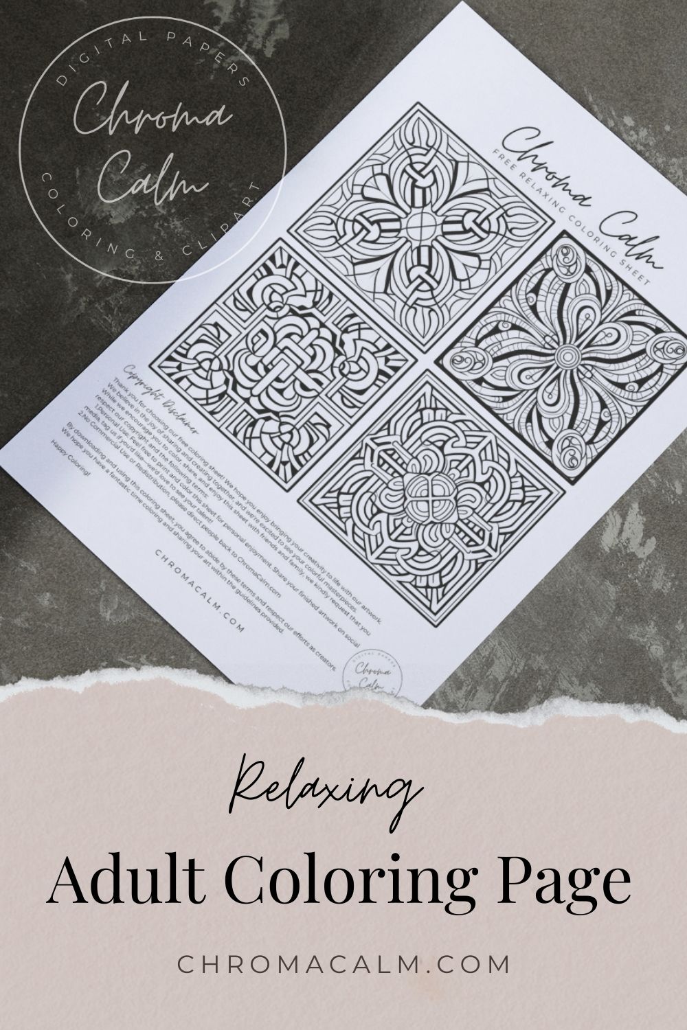 - Chroma Calm Crafts for Relaxation